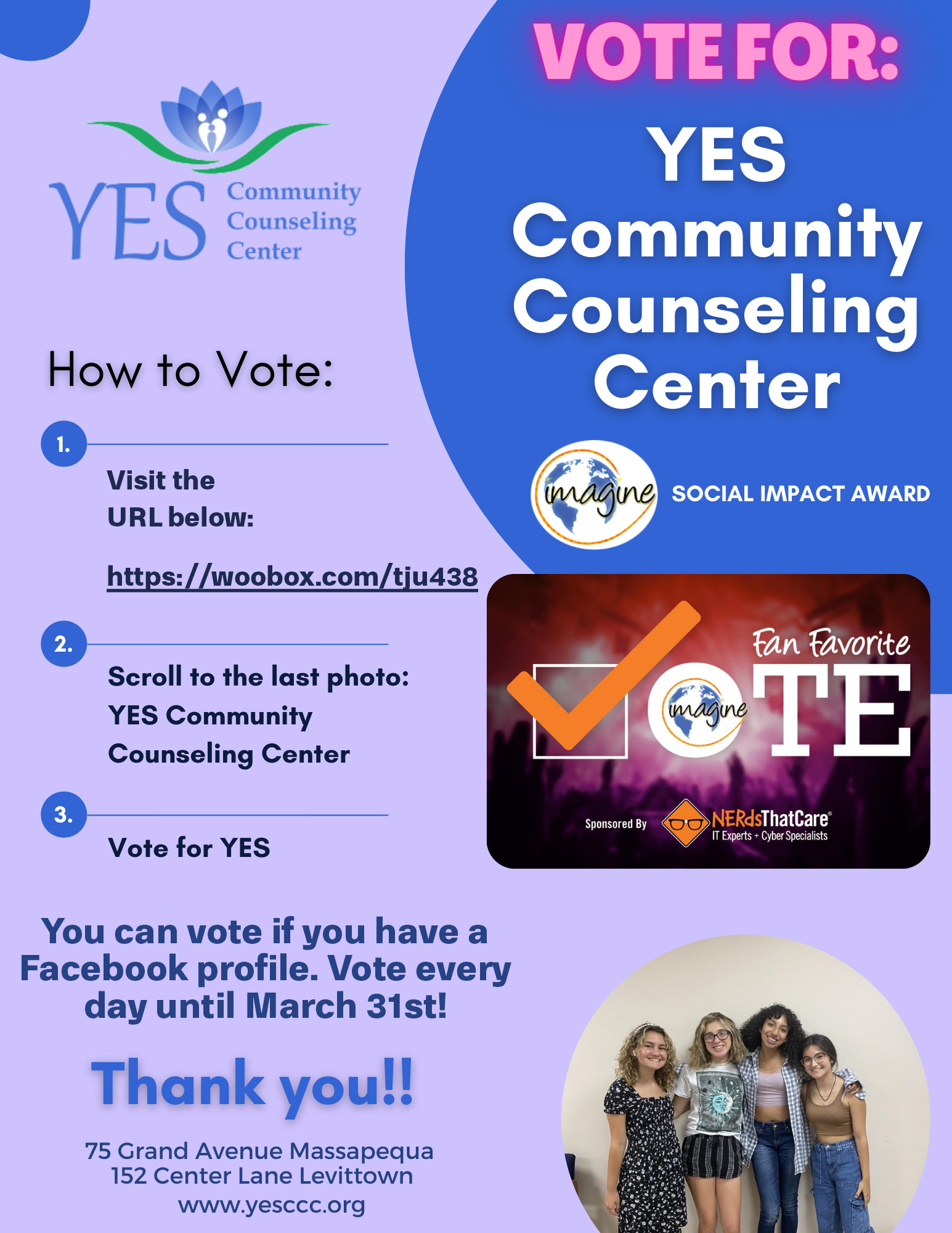 Imagine The Possibilities! YES is a Finalist for the Imagine Awards ...